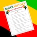 Black History Month Fact or Fiction Trivia Game | African American ...
