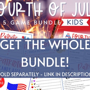 Fourth of July Word Scramble Game | 4th of July Printable Games | USA ...