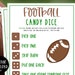 Football Candy Dice Game Football Party Games for Kids Kids Games Fun ...