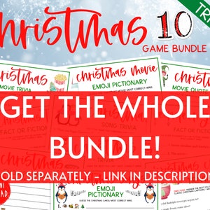 Reindeer Games Trivia Game | Fact or Fiction | True or False ...