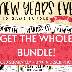 New Years Eve Word Scramble Game New Years Printable Games New Years ...