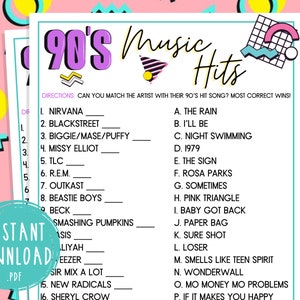 1990's Trivia | 90s Music Hit Songs Trivia | Music Trivia | Back to the ...