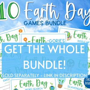 Earth Day Trivia Game | Fun Printable Spring Games | Environmental ...