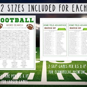 Football 10 Game BUNDLE | Ten Professional Football Party Games Pack ...