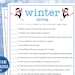 Winter Trivia Game | Printable Winter Games | Wintertime Activities for ...