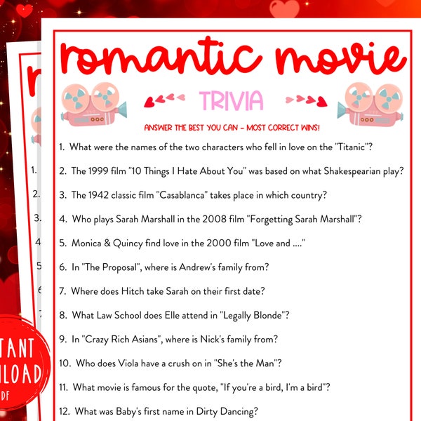 Valentines Games - Etsy