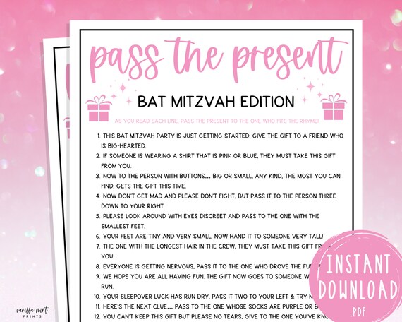 Bat Mitzvah Games More Fun More Creative More Interactive Bar