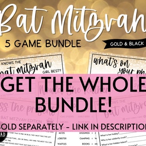 Bat Mitzvah Games | Pass the Present Party Game | Birthday Party Games ...