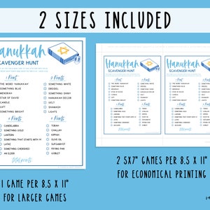 Hanukkah Scavenger Hunt Party Games | Chanukah Celebration Games ...