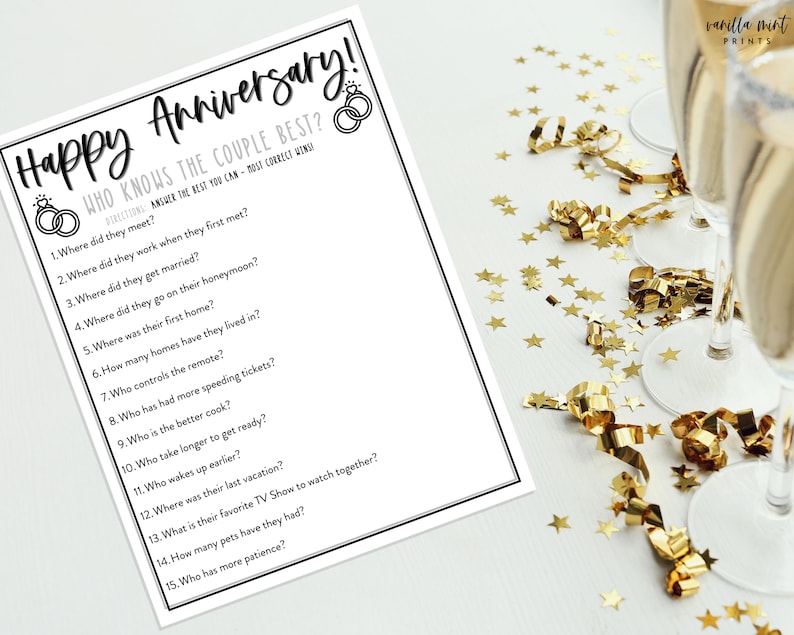 Anniversary Games Who Knows The Couple Best Fun Etsy anniversary-games-who-knows-the-couple-best-fun-etsy