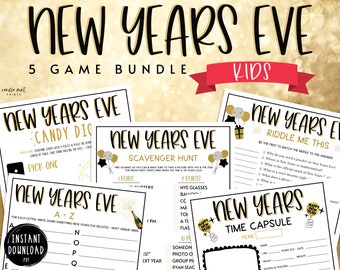 New Years Word Search - Etsy