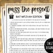 Bat Mitzvah Games | Pass the Present Party Game | Birthday Party Games ...