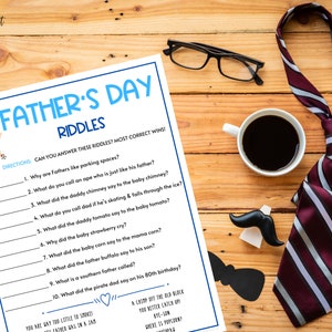 Father's Day Riddles Game | Father's Day Games | Games for Dad | Happy ...