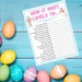 Easter Who is Most Likely to Game Printable Easter Games - Etsy
