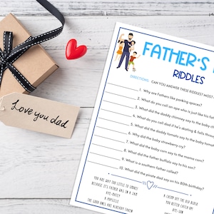Father's Day Riddles Game | Father's Day Games | Games for Dad | Happy ...