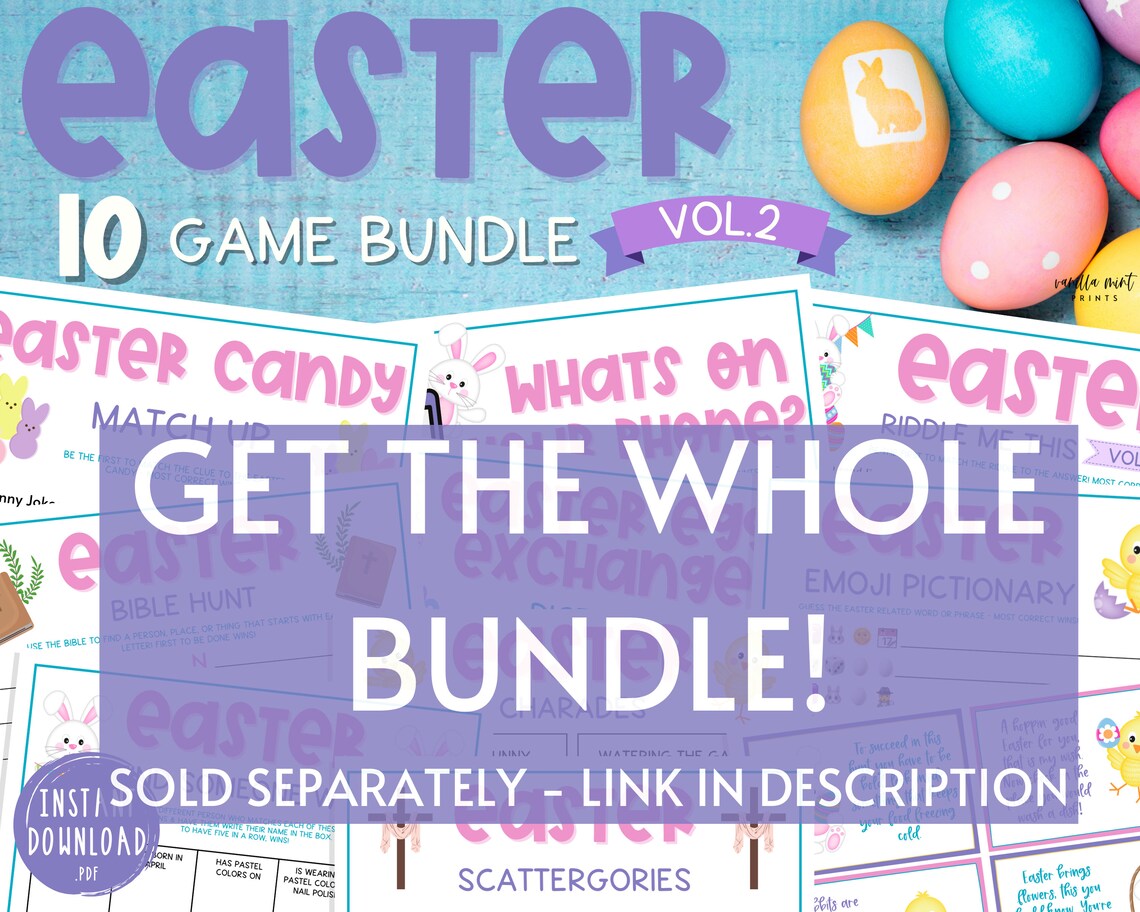 Easter Candy Match up Game Easter Classroom Activities - Etsy