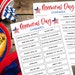 Memorial Day Charades Game Printable Memorial Day Party Games America ...
