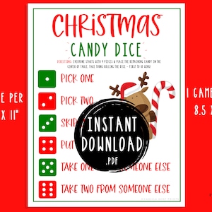 Christmas Candy Dice Game | Christmas Party Games for Kids | Kids Games ...