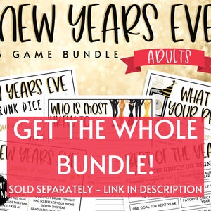 New Years Eve Best of the Year Drinking Game Fun New Years Eve Party ...