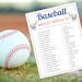 Baseball Mascot Match up Trivia Game Printable Baseball Team - Etsy