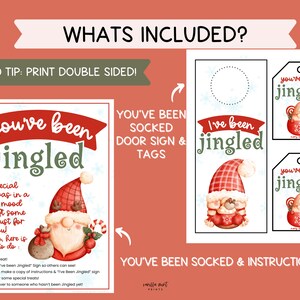 You've Been Jingled Printable Christmas Game Kit | Secret Santa ...