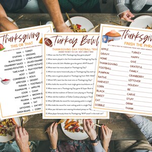Thanksgiving Game BUNDLE Volume 1 | 10 Thanksgiving Printable Games ...