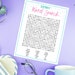 Teen Slumber Party Games Word Search Girls Sleepover - Etsy