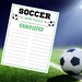 Soccer Word Puzzle Game Printable Soccer Team Party Games Futbol Games ...