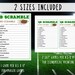 Football Word Scramble Game Super Bowl Party Games Printable Football ...