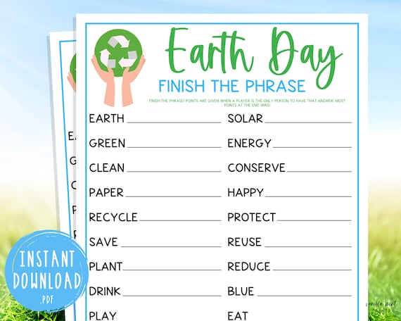 Frases Del Dia De La Tierra Para Niños