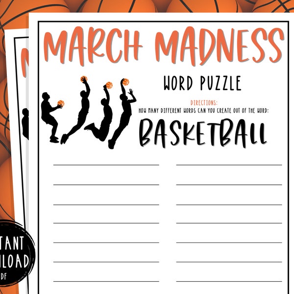 March Madness - Etsy