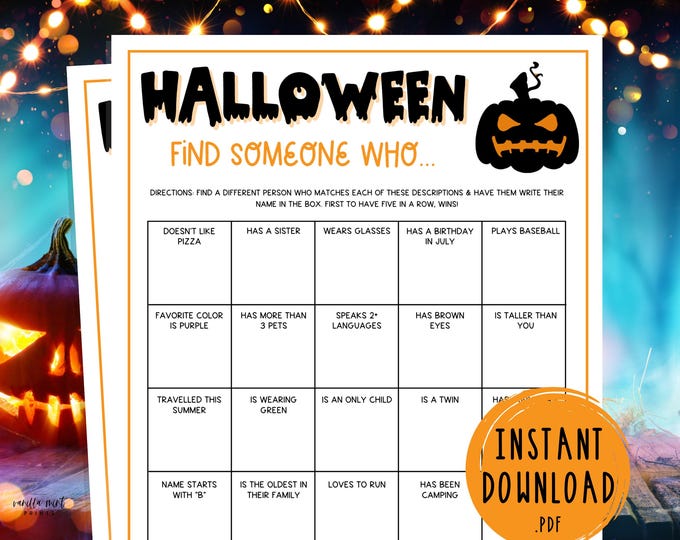 Get to Know You Bingo, Team Building Games, Ice Breaker Activity ...