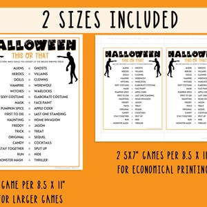 Halloween This or That Game | Halloween Printable Games | Halloween ...