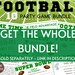 Football A to Z Word Puzzle Game | Super Bowl Party Games | Printable ...
