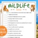 Camping Wildlife Trivia | Printable Campground Party Games | Animal ...