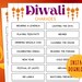 Diwali Charades Game Printable Festival of Lights Party Games ...