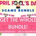April Fool's Day Word Scramble Game April Fools Party Games Printable ...