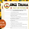 1982 Trivia 80s Pop Culture Trivia Fact or Fiction 40th Birthday Back ...