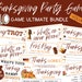 Thanksgiving Game BUNDLE Volume 2 10 Thanksgiving Printable Games ...