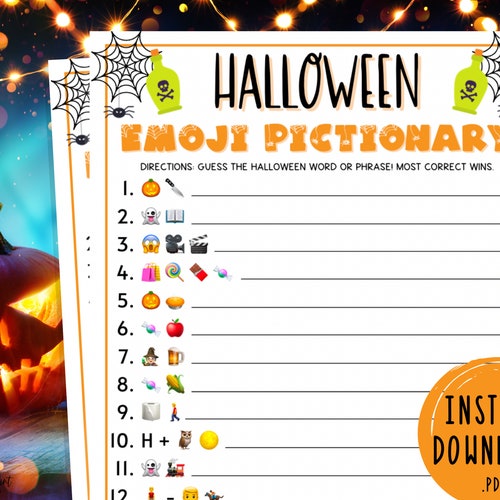 Halloween Candy Match Party Game Halloween Games for Kids & - Etsy