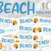 Beach Emoji Pictionary Game | Printable Summertime Games | Fun Beach ...