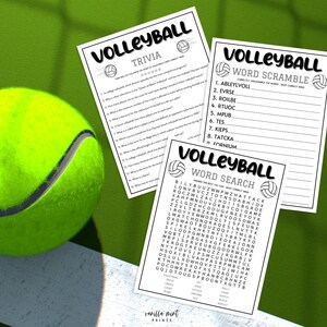 Tennis 10 Game BUNDLE | Printable Tennis Themed Party Games | Games for ...