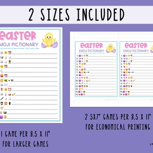 Easter Emoji Pictionary Game | Easter Classroom Activities | Easter ...