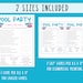 Pool Party Riddle Me This Game | Fun Printable Summertime Party Games ...