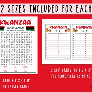 Kwanzaa 10 Game BUNDLE | Printable Kwanzaa Party Games | Fun Activities ...