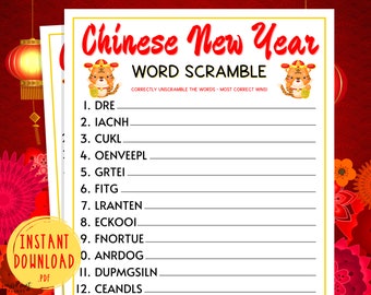 Chinese New Year Games - Etsy