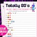 Totally 80's Music Emoji Pictionary Party Game Printable 1980s Game ...