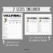 Volleyball Scattergories Game Printable Volleyball Team Party Games ...