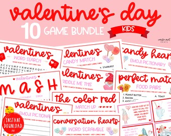 Kids Valentine Game | Etsy