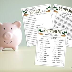 Retirement Party Games Volume 1 | Retirement 6 Game Bundle | Fun ...